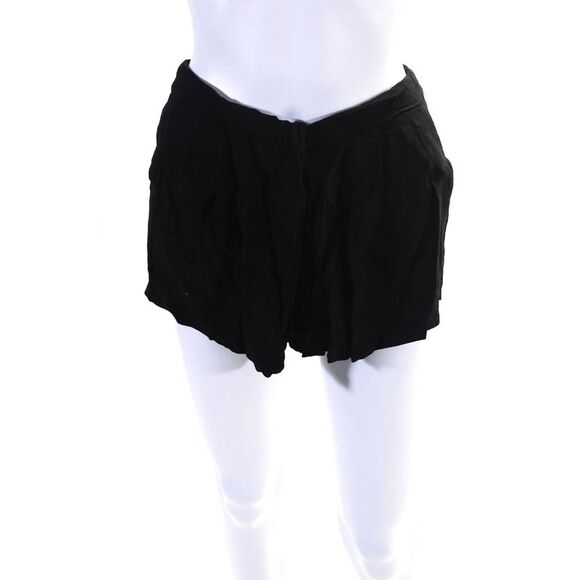 A.L.C. | Shorts | Alc Womens Back Zip Mid Rise Crepe Short Shorts Black ...